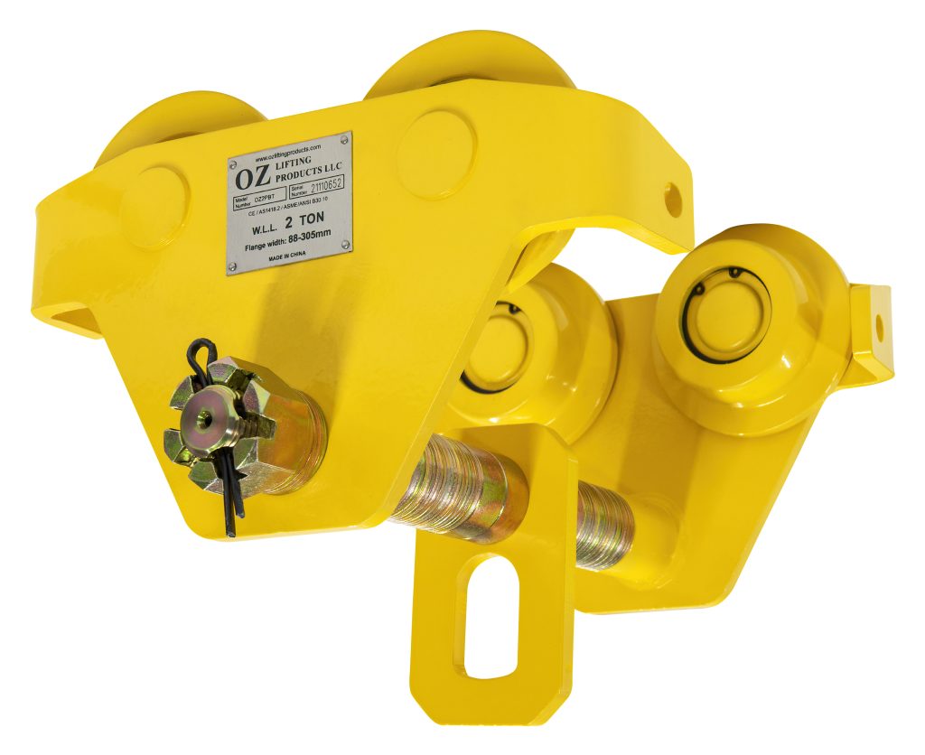 2 T Push Beam Trolley | OZ Lifting Products