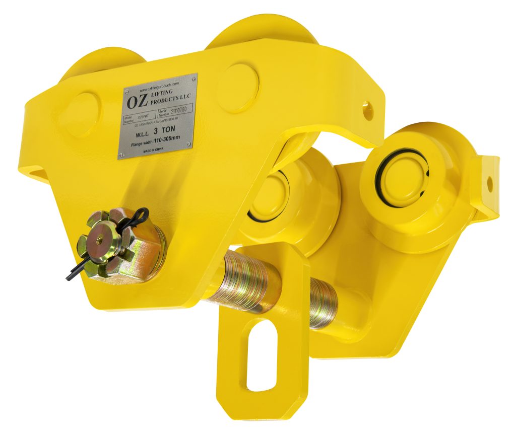 3 T Push Beam Trolley | OZ Lifting Products