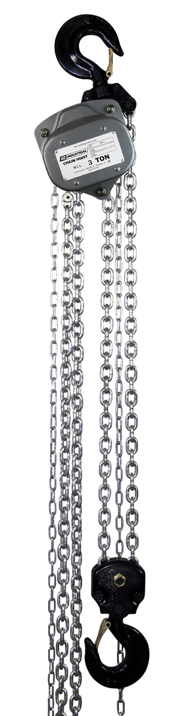 3 T Industrial Chain Hoist 10 ft | OZ Lifting Products