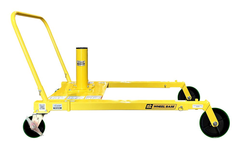Wheel Base for use with OZ500DAV, OZA500DAV and OZXR500DAV davit cranes ...