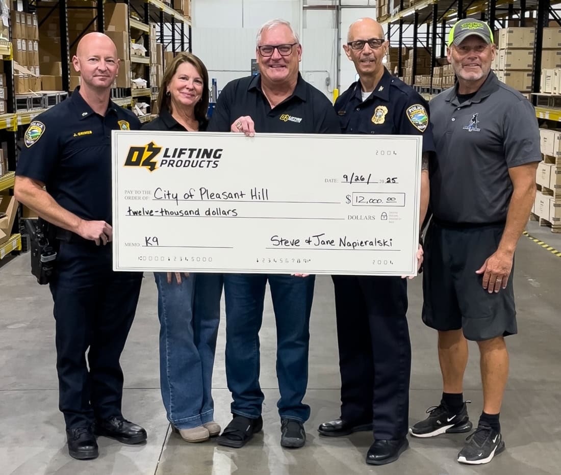 OZ Lifting Provides Police Dog | OZ Lifting Products