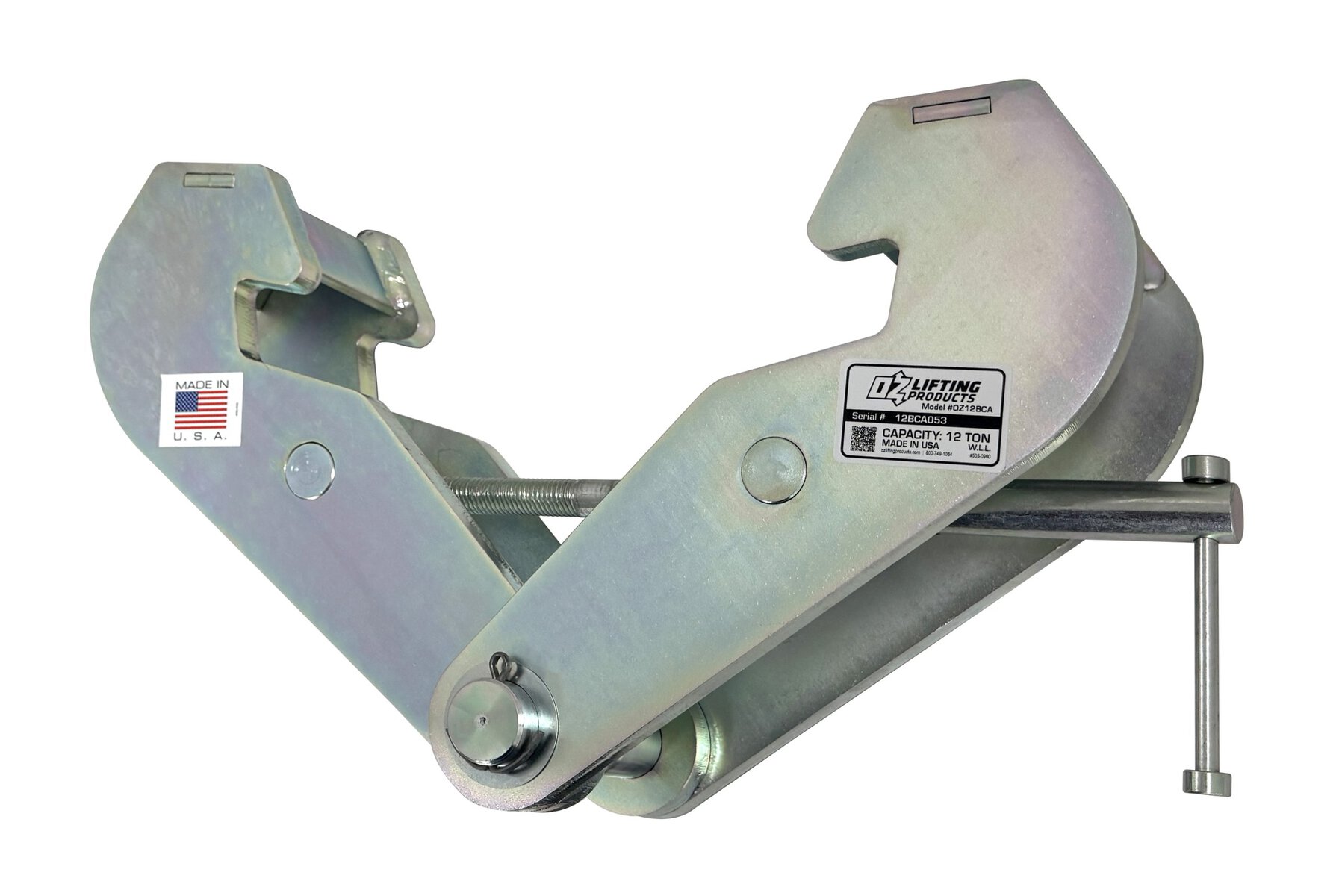 12 T Beam Clamp (Made in USA) | OZ Lifting Products